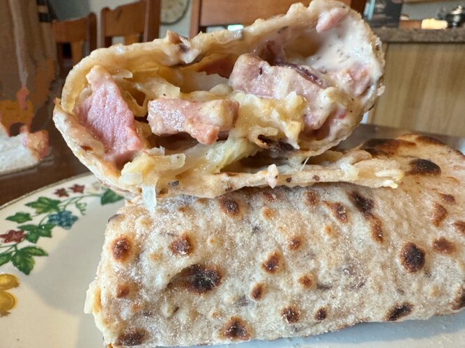 Homemade Rye Flatbread Corned Beef Wraps – Cook Like Ma